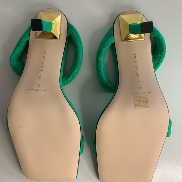 Good American | Shoes | Good American Terry Slip Heel | Poshmark